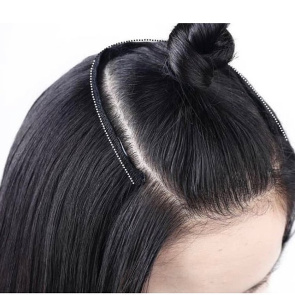 ez blend | Hair | Straight Upart Wig Or Halfwig In Burgundy Red | Poshmark